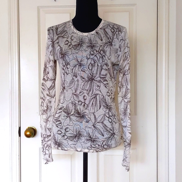 The Limited | Tops | Nwt The Limited Linen And Viscose Long Sleeve Top ...